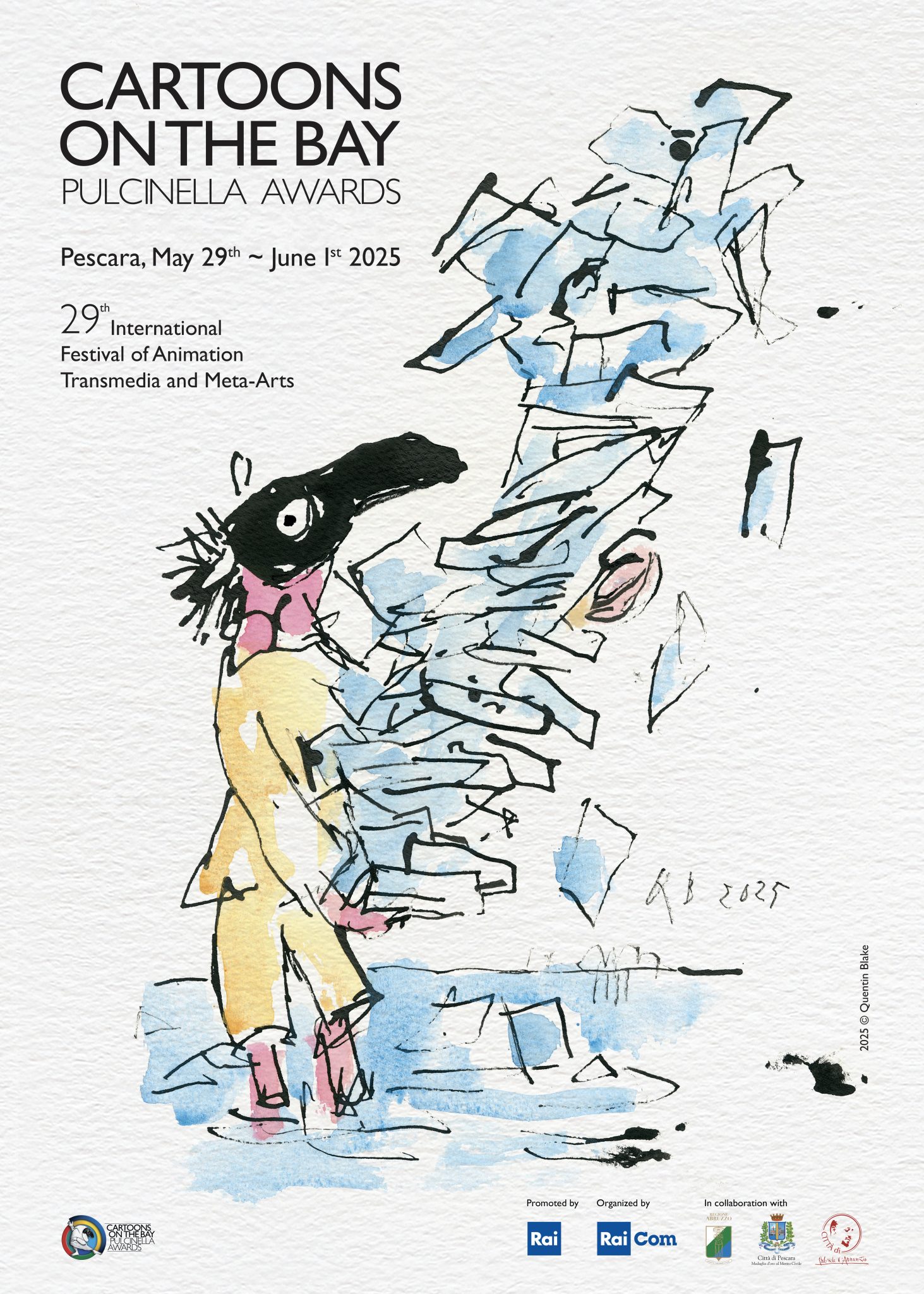 Quentin Blake Signs the Poster for the 2025 Edition – The British ...